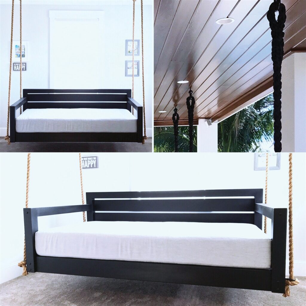The Kiawah | Hanging Daybed Swing | Crafted in Charleston,SC